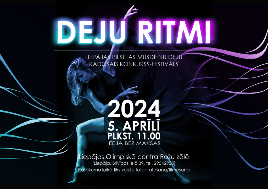 KONKURSS - FESTĪVALS "DEJU RITMI 2024" - LiepajasBJC